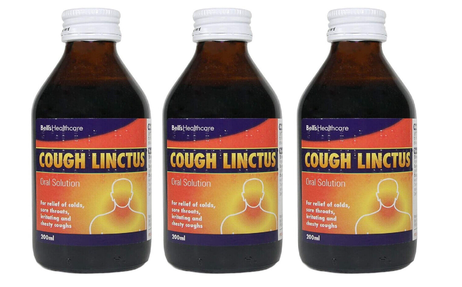 Bell's Cough Linctus Relief Of Colds, Sore Throats & Chesty Coughs ...