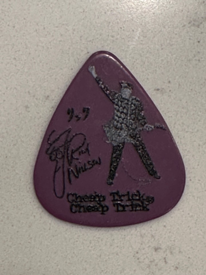 GUITAR PICK Rick Nielsen - Cheap Trick Vintage guitar pick | eBay