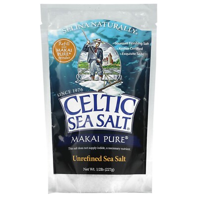 Celtic Sea Salt, Makai Pure Deep Sea Salt, Pure Vital Minerals, 8oz ...