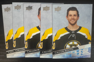 2020-21 Upper Deck RC Young Guns (5) #704 Callum Booth - Bruins | eBay