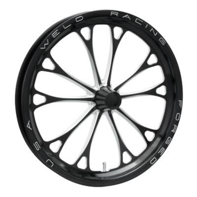 Weld Racing V-Series Drag Front Runner 1-Piece Black 15" x 3.5" 1.75 B ...