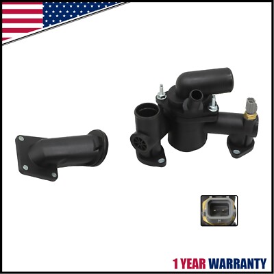 AJ89485 Thermostat Housing with Thermostat for 03-05 Jaguar S-Type XJ8 ...