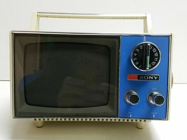 Vintage Sony TV-510U Solid State TV Blue for sale online | eBay