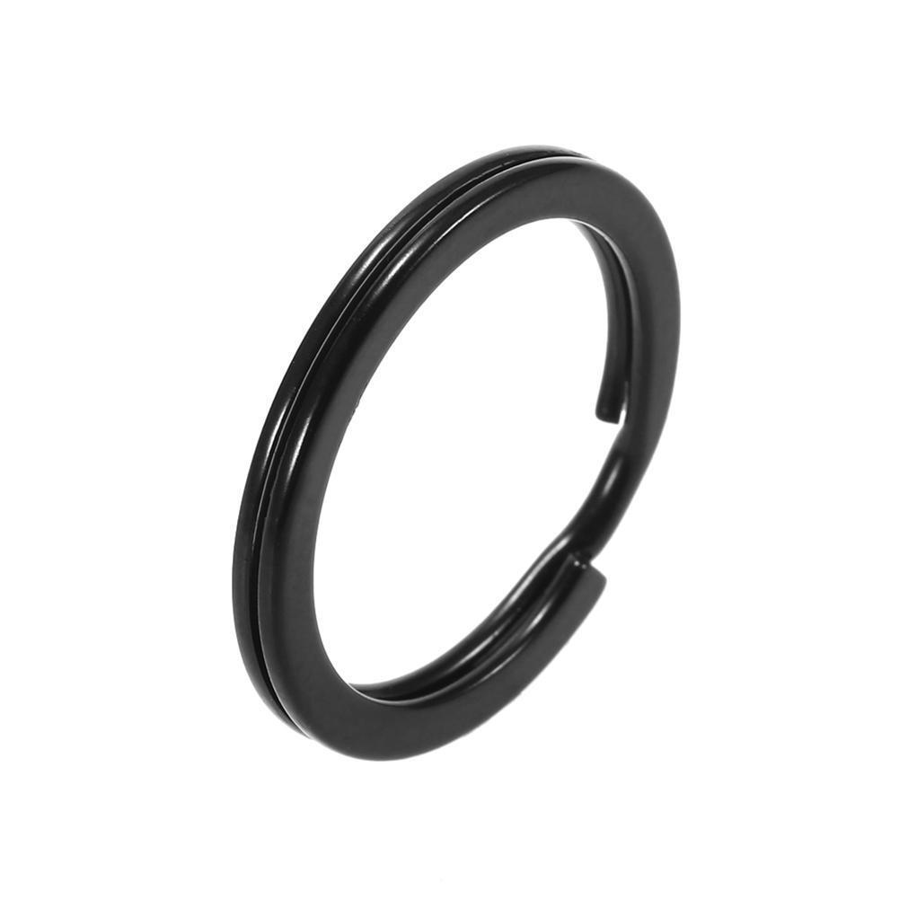 Strong Steel Split Key Rings Black Metal Loop Holder Flat Key BEST EBay strong-steel-split-key-rings-black-metal-loop-holder-flat-key-best-ebay