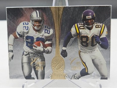 1998 Playoff Contenders Platinum Quads #11 Emmitt Smith Cris Carter ...