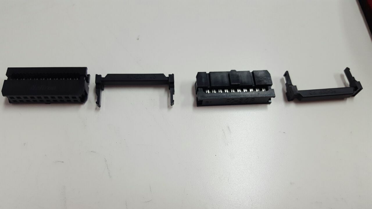 LOT OF 5 PCS. NELTRON 4401-20SR-F1 FSC-20(01)BK(P)-SG-F1 IDC-Socket 20 ...