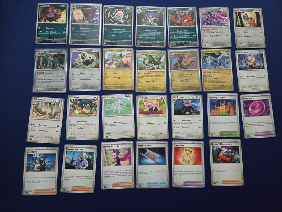 Complete Set of Common, Uncommon, Rare - Shrouded Fable - 55 Cards ...