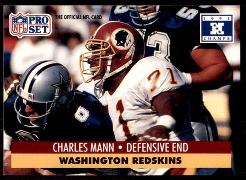1991 Pro Set Charles Mann Football Card #680 | eBay