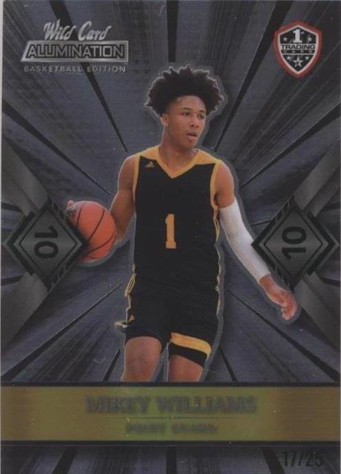 2021-22 Wild Card Alumination - Mikey Williams #ABC-63 Green Foil 10 ...