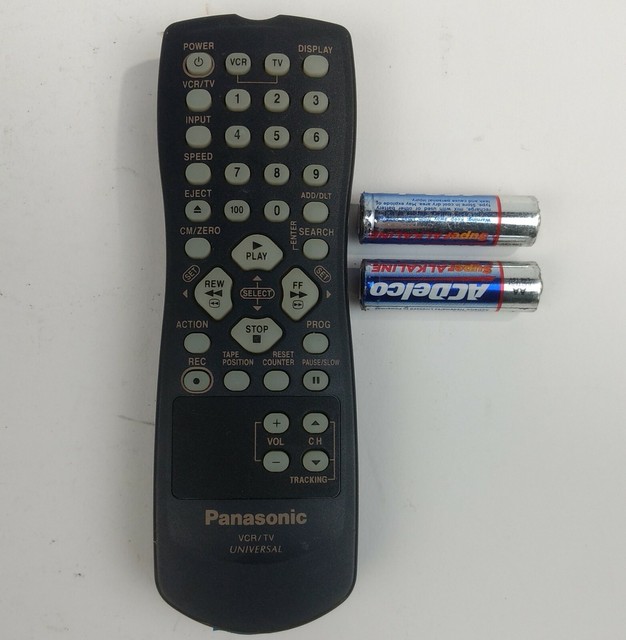 Panasonic VCR TV Universal Remote Control LSSQ0263 for sale online | eBay