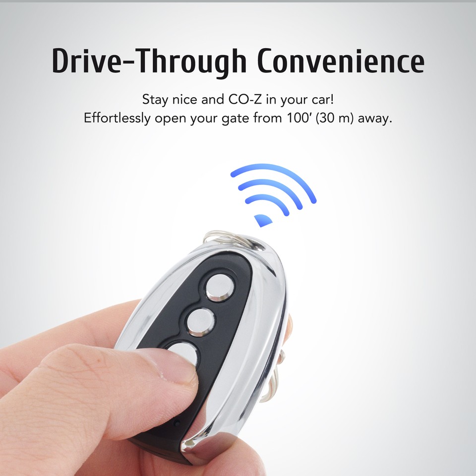 CO-Z Remote Control Automatic Wireless Operator for Sliding Gate Opener ...