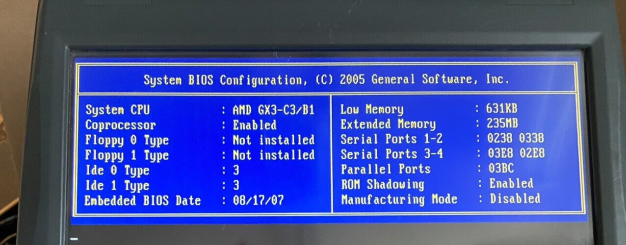 400814-001 Micros Workstation w/Stand, Cash Register, Printer and Price ...