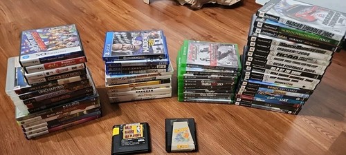 Video Game Lot DS Playstation 2 Playstation 3 Playstation 4 X Box One ...