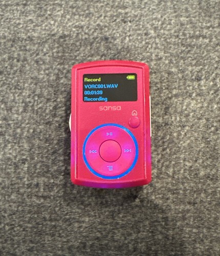 SanDisk Sansa Clip Pink 2 GB Digital Media Player! ~ Works Great! Fast ...