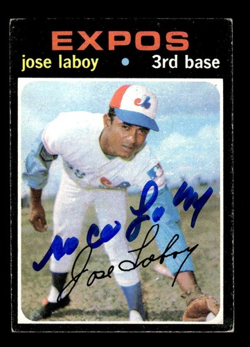1971 Topps #132 Jose Laboy HAND SIGNED AUTO | eBay