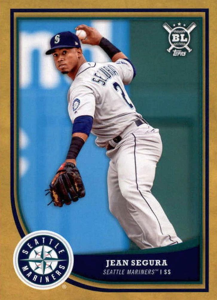 Jean Segura Seattle Mariners 2018 Topps Big League Baseball Gold Card ...