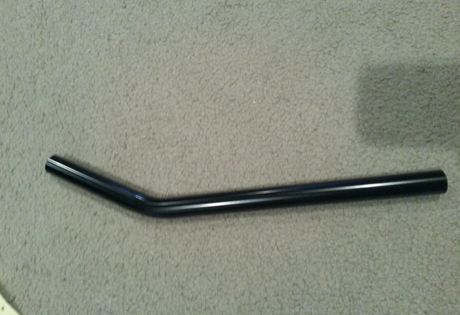 NEW BLACK LAID BACK BICYCLE SEAT POST 22.2 MM BMX CRUISER CHOPPER ...