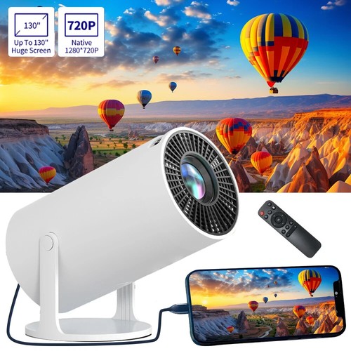 5G 4K Projector Smart HD LED WiFi Bluetooth HDMI USB Android Office Home Theater | eBay UK