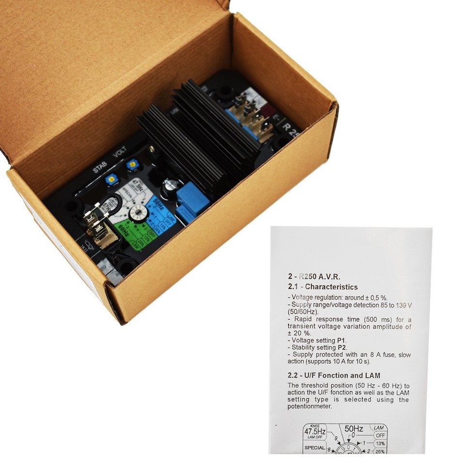 Automatic Voltage Regulator R250 AVR Controls Module Card For Leroy ...