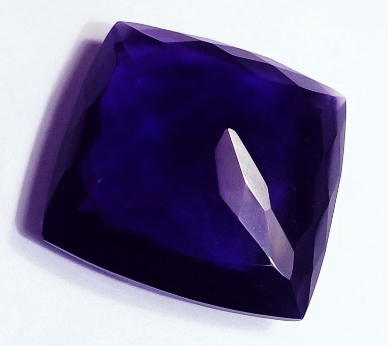 Cushion Cut Natural Violet Amethyst 141.85 Ct Certified Loose Gems ...