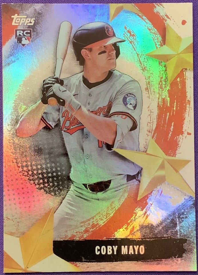 2025 Coby Mayo Rookie Stars Of MLB Topps Series 1 Baltimore Orioles # ...