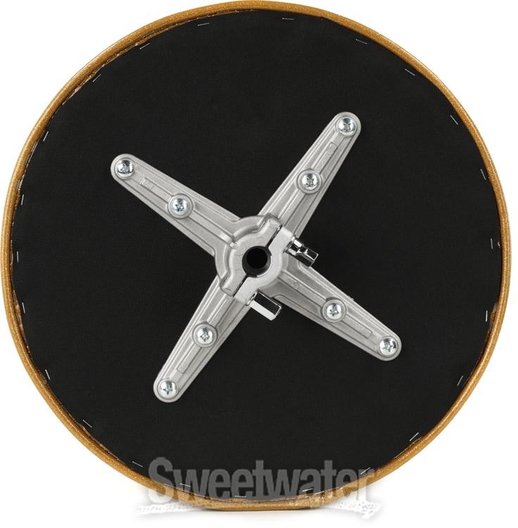 Pork Pie Percussion Round Drum Throne - Gold with Leopard Print | eBay