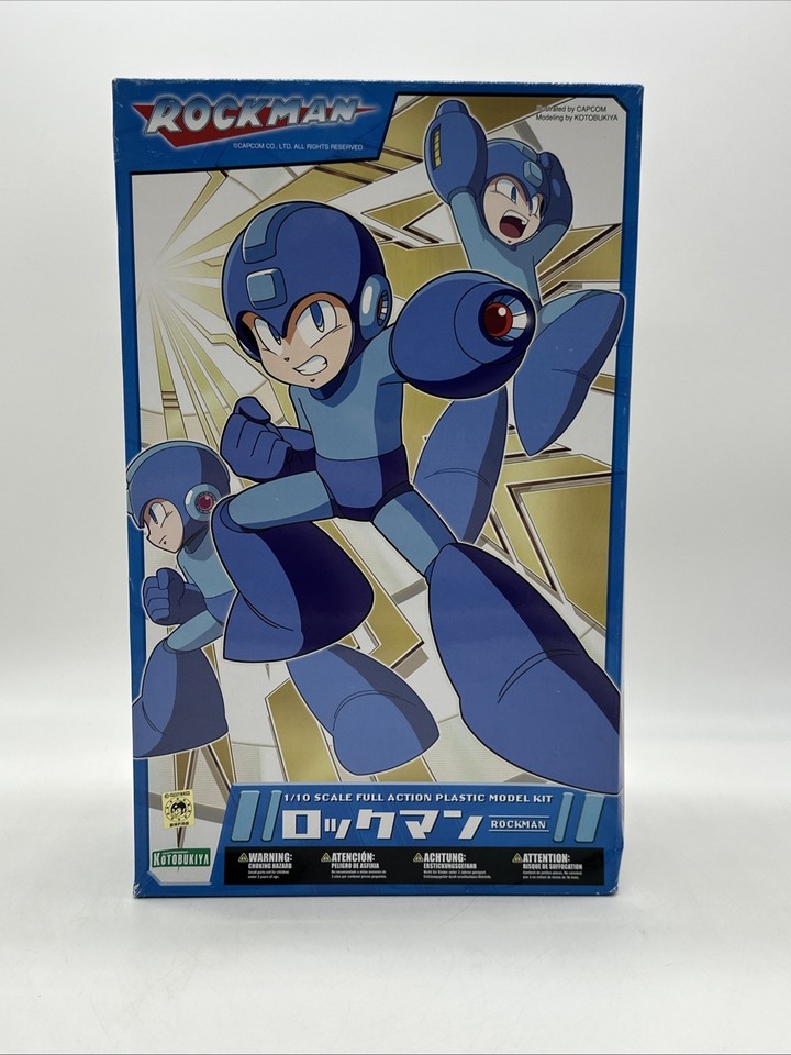 Mega Man Protoman Blues & Rockman 1/10 Scale Kit Kotobukiya Japan ...