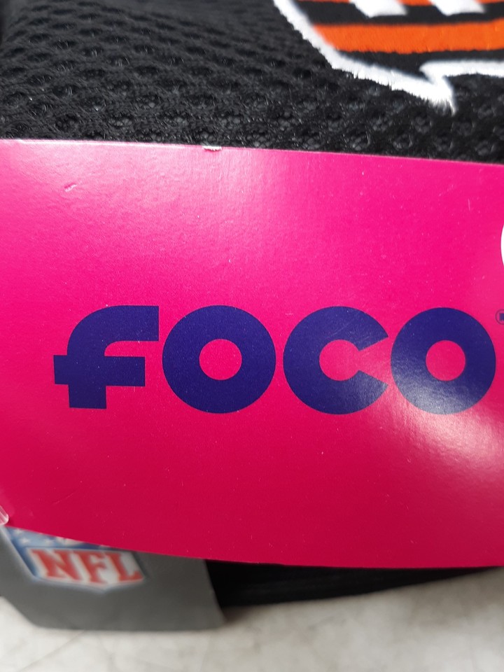 FOCO Cincinnati Bengals NFL Slippers – Medium – Big Logo Mule – Ultra ...