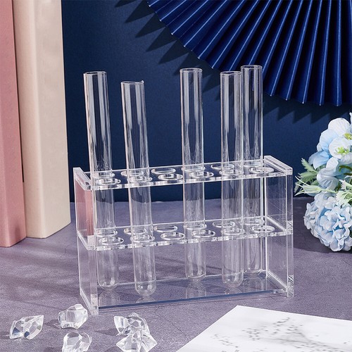 1pc Glass Display Stands Test Tube Display Stands Lab Supplies Clear | eBay