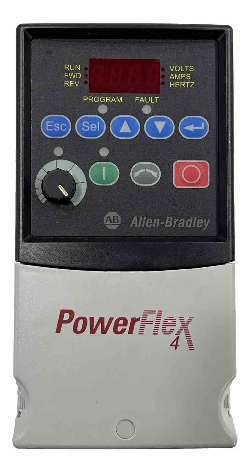 Allen-Bradley 22A-D2P3N104 Series A Powerflex 4 Drive 0.75kW/1.0HP 380 ...