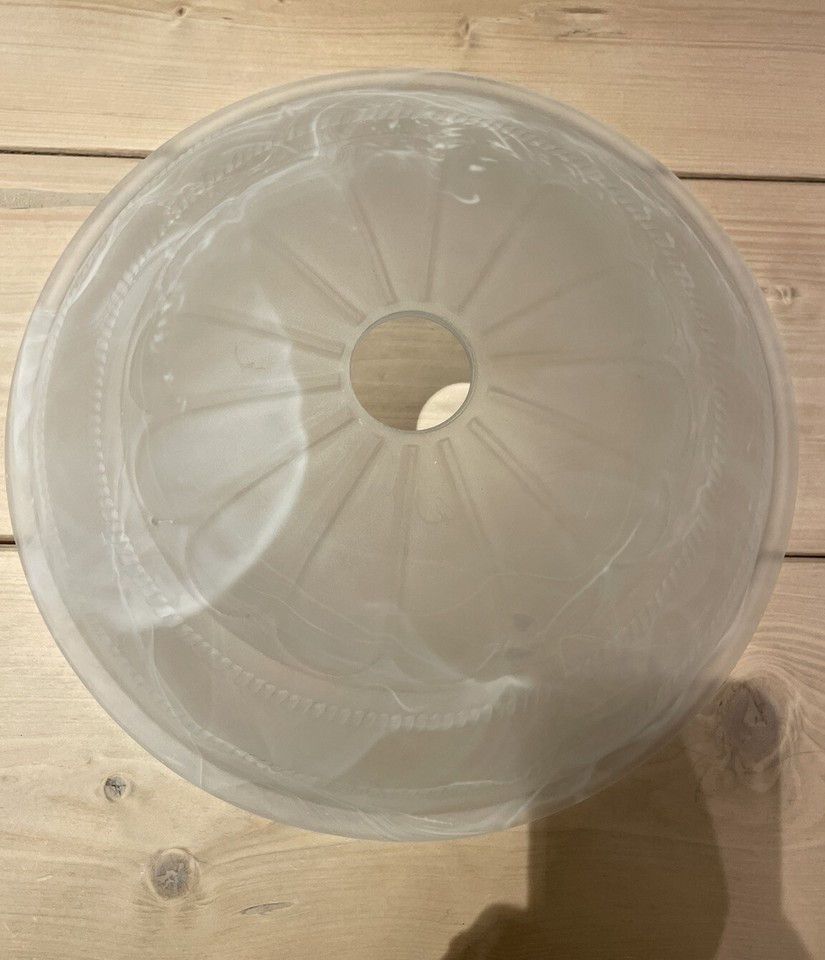 35cm ART DECO BOWL Replacement Glass Lamp Shade uplighter pendant Light ...