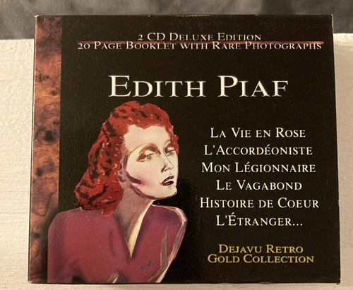 Edith Piaf Dejavu Retro Gold collection- 2 CD MINT SET | eBay