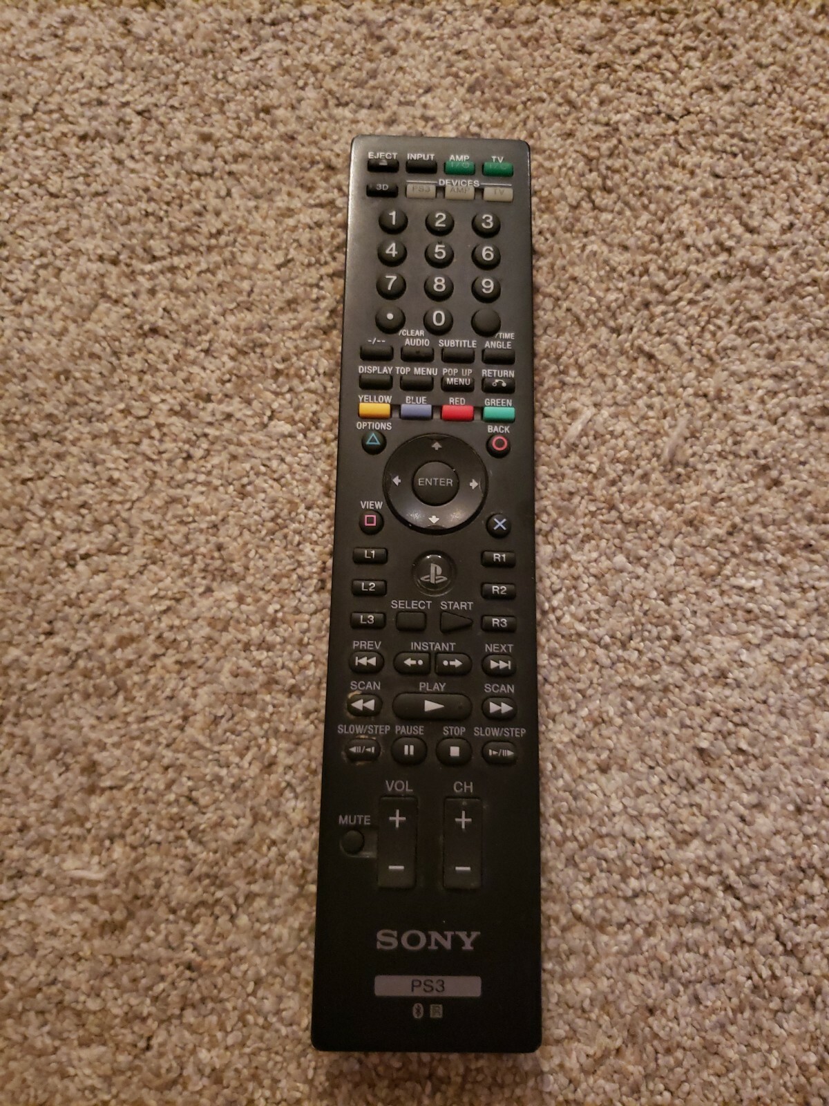 Official Sony Ps3 Blu Ray Remote PlayStation 3 Original Genuine for ...