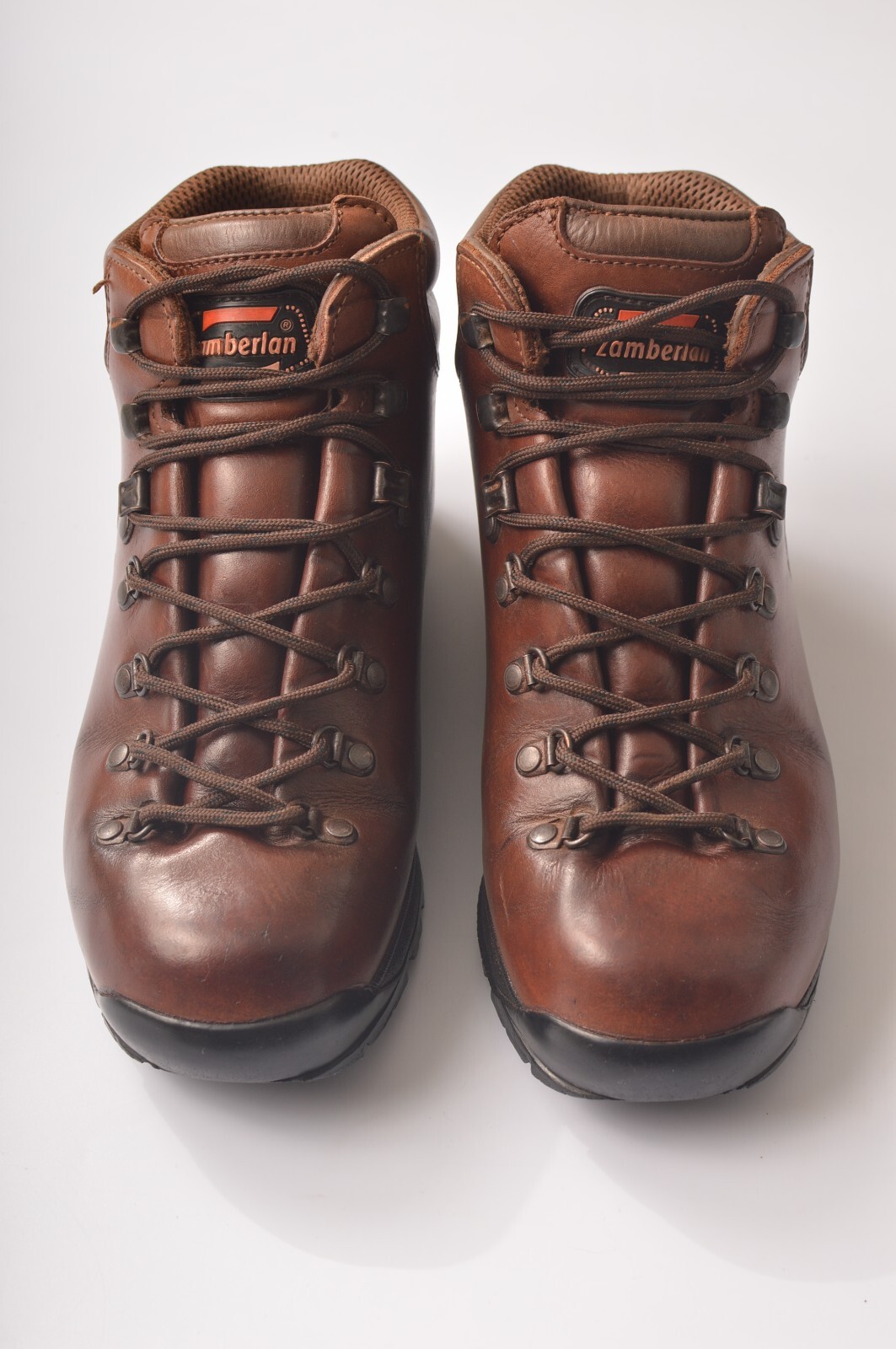 Zamberlan Vintage Brown Leather Vibram Outdoor Hiking Boots Made in ...