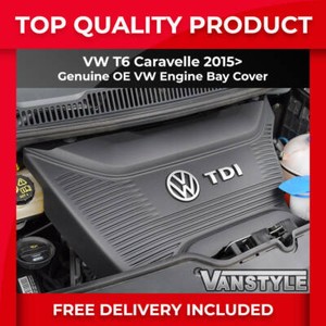 VW T6 CARAVELLE 2015> GENUINE VW OEM OE ENGINE COVER PROTECTION PIECE ...
