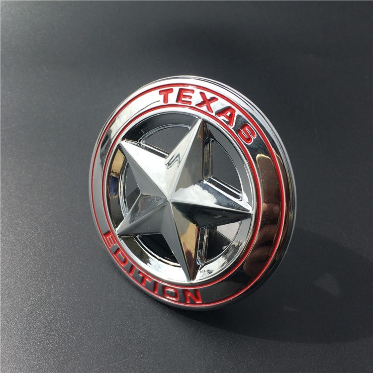 METAL Texas Edition Emblem Auto Badge Sticker Fender Bumper Decal Car ...