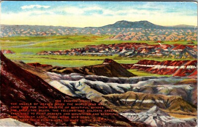 Painted Desert Arizona from Oil Painting by Cowboy Artist Poet Larsen ...