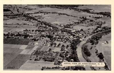 Middleburgh New York Birdseye View Of City Antique Postcard K71217 | eBay