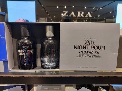 ZARA NIGHT POUR HOMME II + NIGHT POUR HOMME/SPORT EDP 100ML/3.38 oz 2 x ...