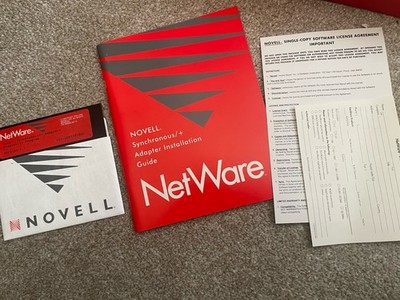 Novell Netware Synchronous Diagnostics 1.1 Installation Guide Disc | eBay