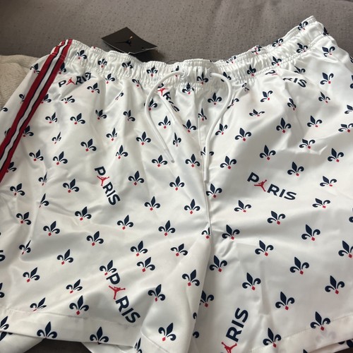 Jordan Paris Saint Germain PSG Fleur De Lis Shorts Soccer Football ...