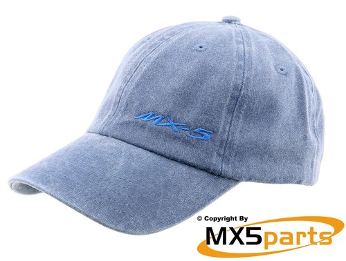 Official Mazda MX5 Merchandise Baseball Style Blue Cap Hat With Small ...