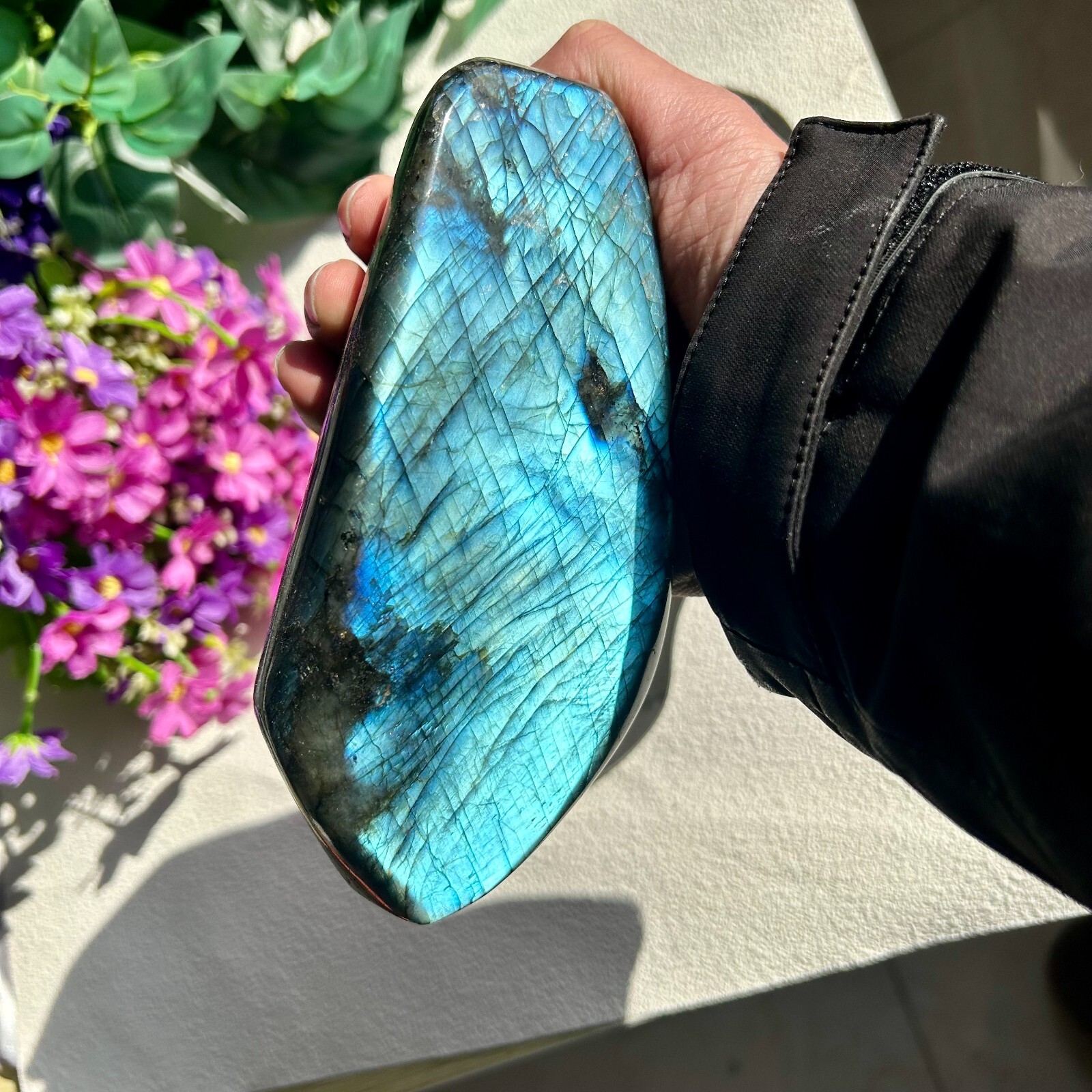 Stunning Natural Labradorite Crystal Freeform Display Healing 1.36kg | eBay