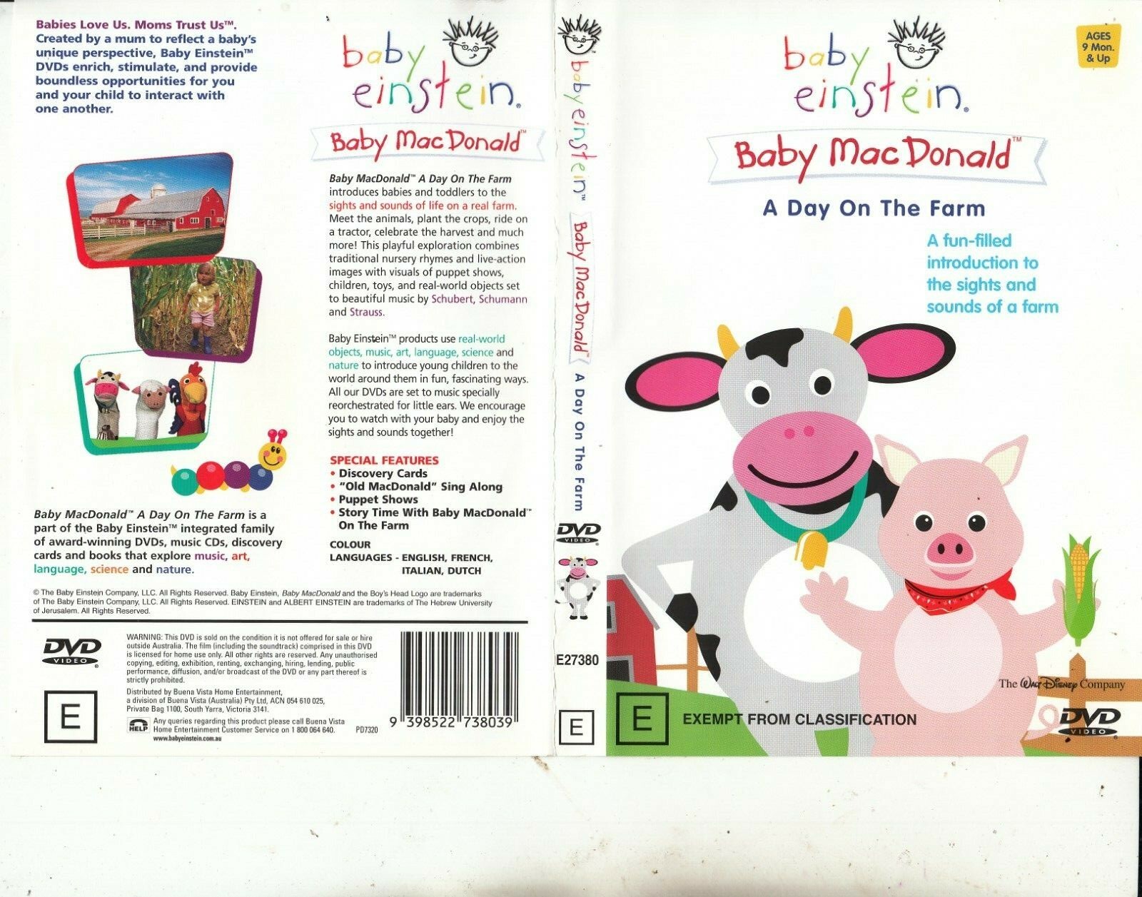 Baby Einstein-Baby MacDonald-A Day On The Farm-[Ages 9 Months Up]-Baby ...