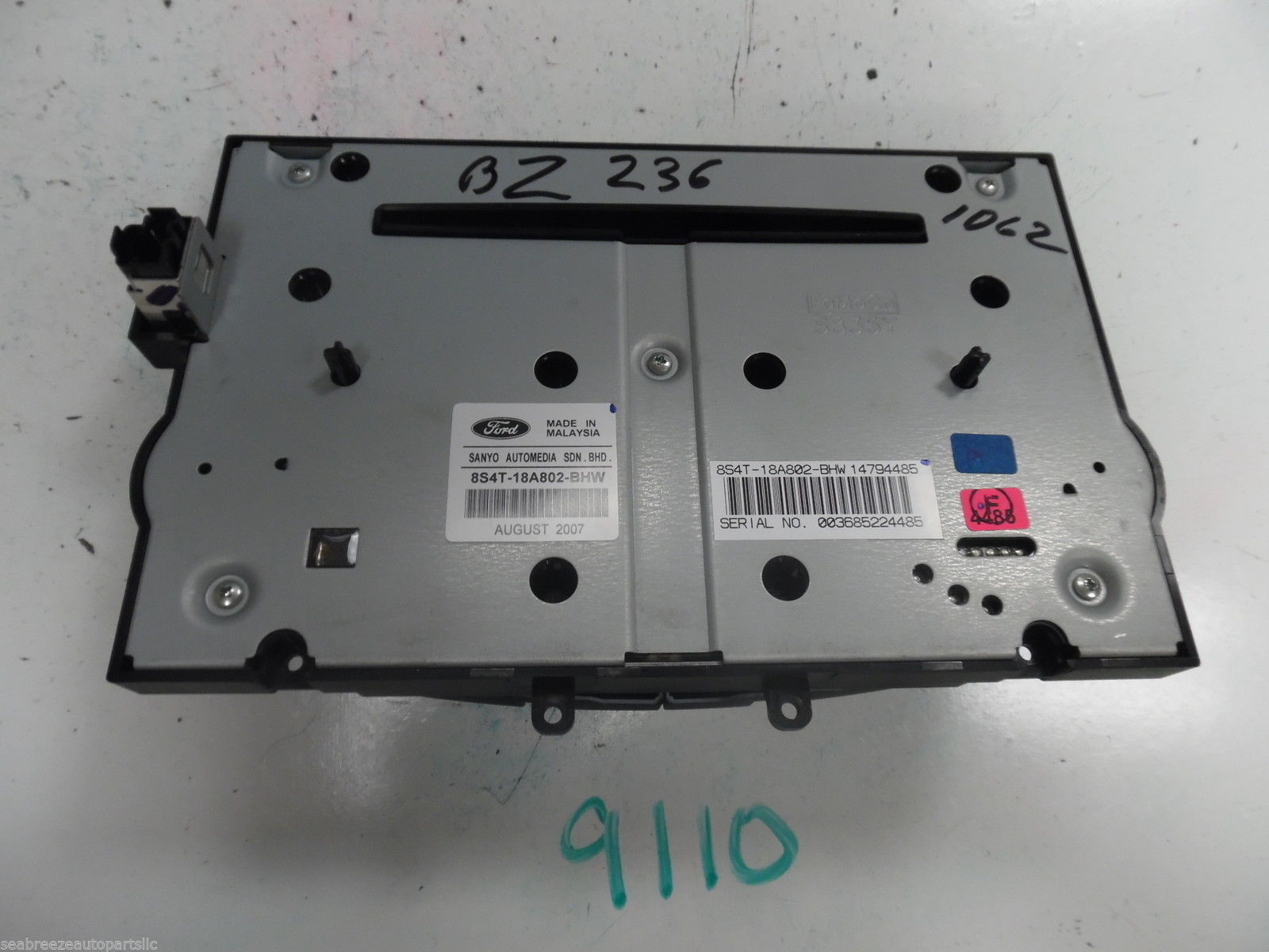 2008 08 FORD FOCUS AUDIO RADIO CONTROL PANEL CD PLAYER UNIT | eBay