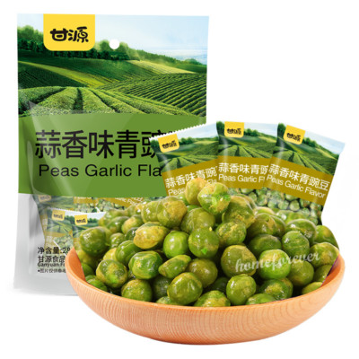 285g Ganyuan Peas Garlic Flavor Chinese Specialty Snack Food 甘源蒜香味青豌豆 ...