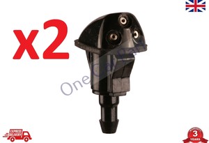 2 x WINDSCREEN WASHER JET SPRAY FITS KIA SORENTO RIO PICANTO OPTIMA ...