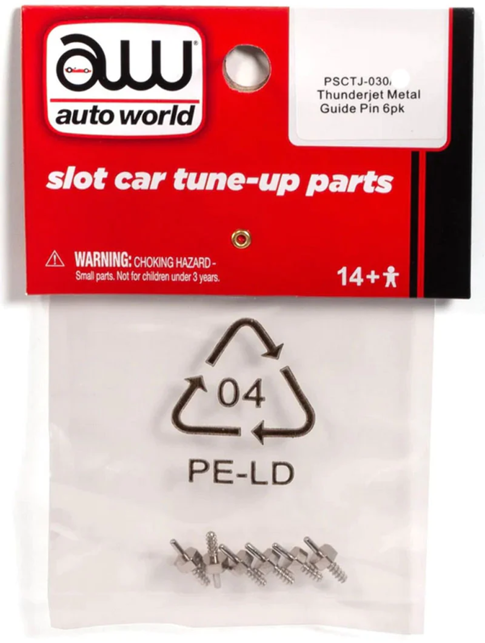 Auto World Thunderjet Metal Guide Pin Tjet Chassis Parts HO Slot Car ...