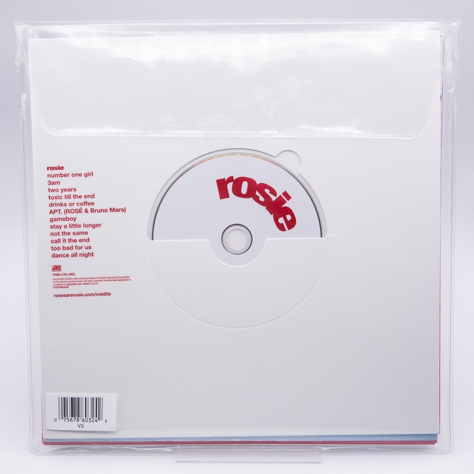 BLACKPINK ROSE ROSIE First Studio Album EXCLUSIVE Ver/CD+Poster+18 Card ...