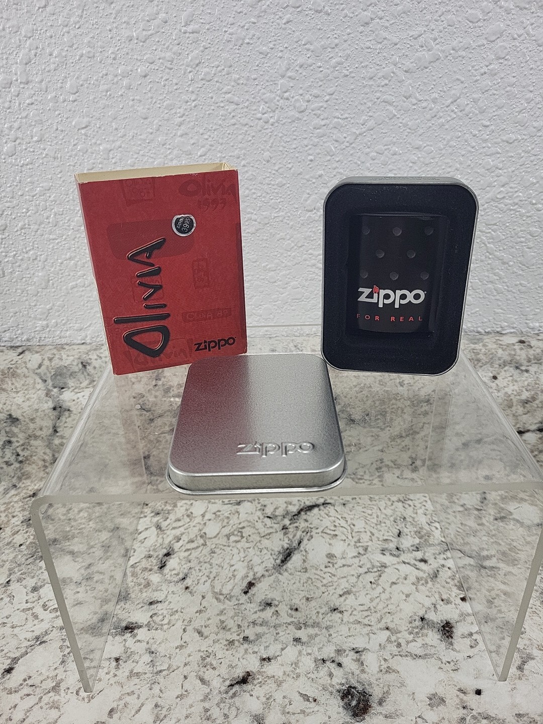 Zippo Lighter BOX ONLY Olivia Heat Seeker 2005 Design | eBay